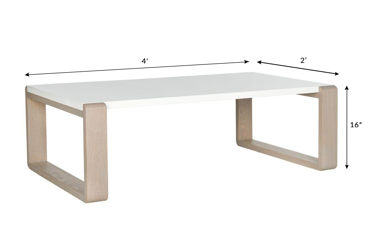 Prune Wooden Centre Table - The Furniture Park
